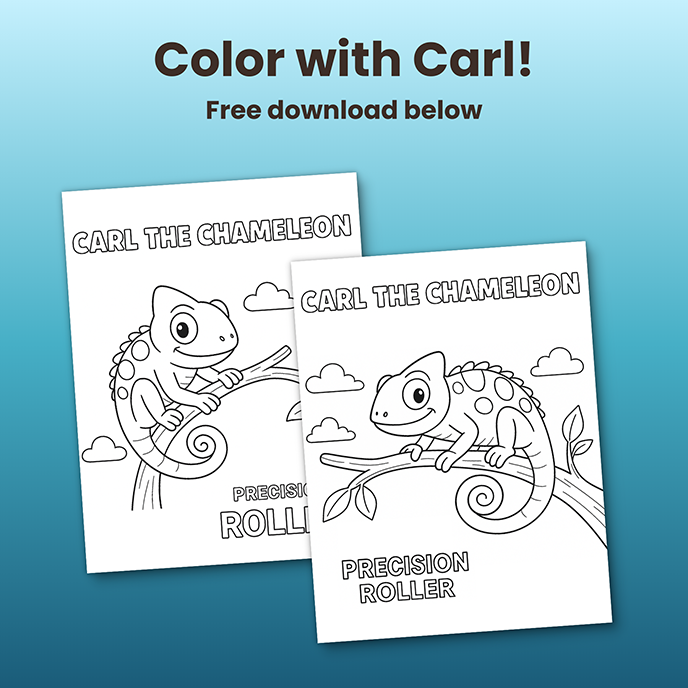 Free Carl the Chameleon Coloring Pages! - Precision Printables