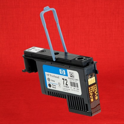 HP 72 (C9380A) Gray and Photo Black Printhead, Genuine (B6449)