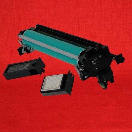 Konica Minolta bizhub C654 Black Drum Unit with Ozone Filter, Genuine ...