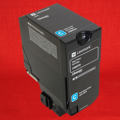 Lexmark 24B6516 Cyan High Yield Toner Cartridge, Genuine (G3642)