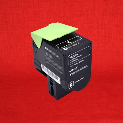 Lexmark 78C10K0 Black Toner Cartridge, Genuine (G4062)