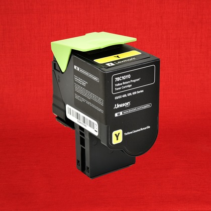 Lexmark CX522ade Yellow Toner Cartridge, Genuine (G4065)