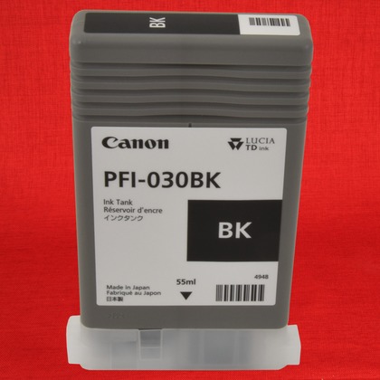 Canon PFI-030BK (3489C001) Black Inkjet Cartridge (Tank), Genuine (G4371)