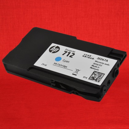 HP DesignJet T650 24-in Printer Cyan Ink Cartridge, Genuine (G4589)