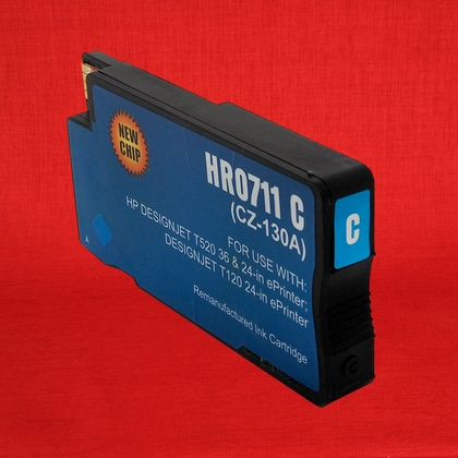 Cyan Ink Cartridge Compatible with HP CZ130A (711) (N0477)