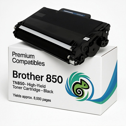 Black High Yield Toner Cartridge Compatible with Brother TN850 (TN-850 ...