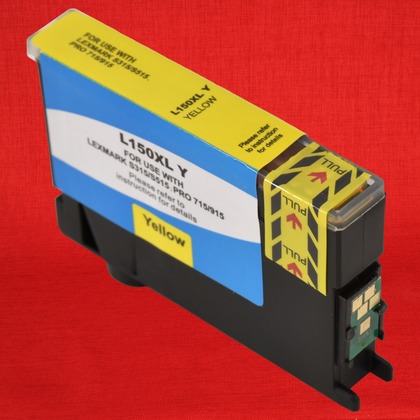 Yellow High Yield Ink Cartridge Compatible with Lexmark 14N1618 (150XL ...