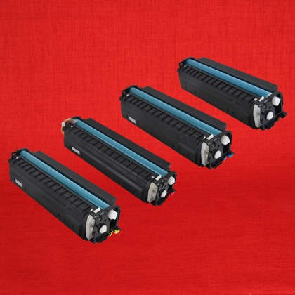 Toner Cartridges - Set of 4 - with new chips Compatible with HP Color ...