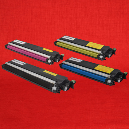 Toner Cartridges - High Yield - Set of 4 - C/M/Y/K Compatible with ...