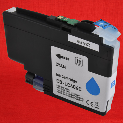 Cyan Ink Cartridge Compatible with Brother LC406C (N1415)