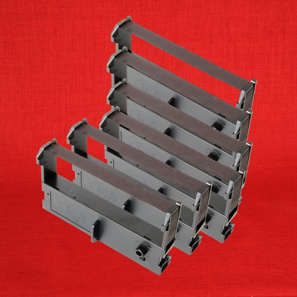 Ribbon Cartridge - Purple - Package of 6 Compatible with Epson ERC39 ...