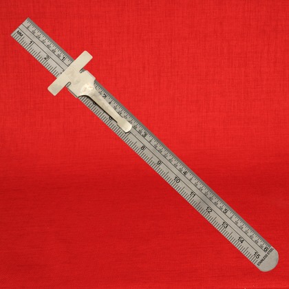 Precision Roller T1830 Metric / SAE Scale Ruler, Stainless 6", Genuine ...